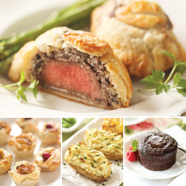 Gourmet Meals for Four: Beef Wellington Complete Dinner Delivered ...