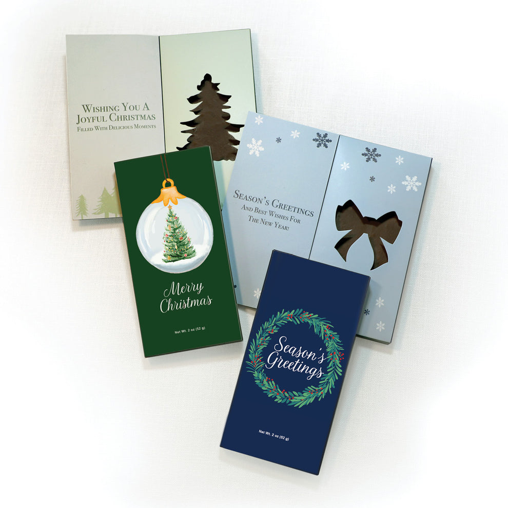 Chocolate Holiday Greeting Cards Bundle of Four – Mackenzie Limited